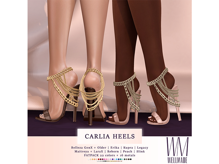 Second Life Marketplace - [WellMade] Carlia Heels